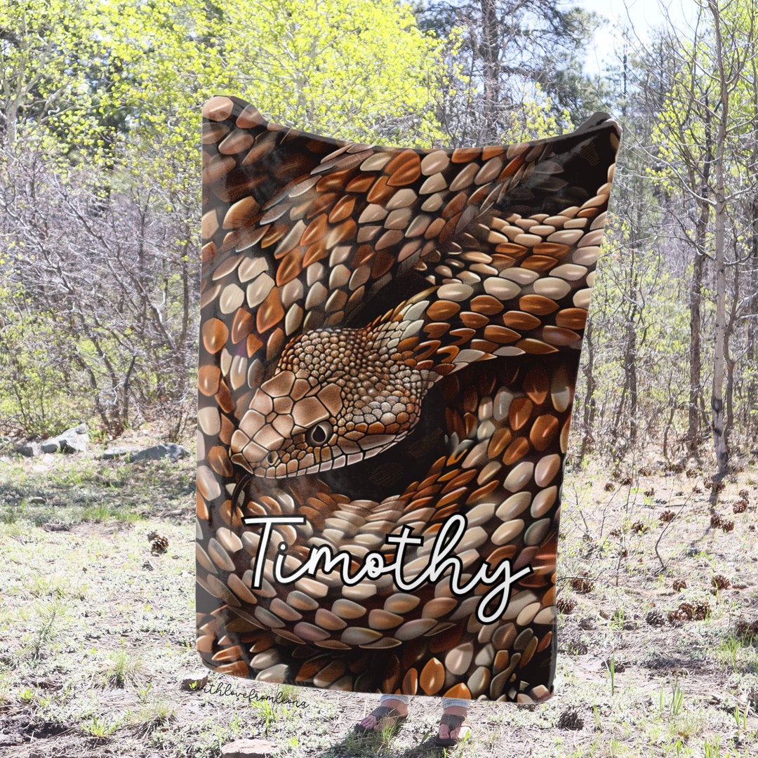 Hognose Snake Blanket Hognose Snake Throw Blanket Fleece Blanket Adult ...