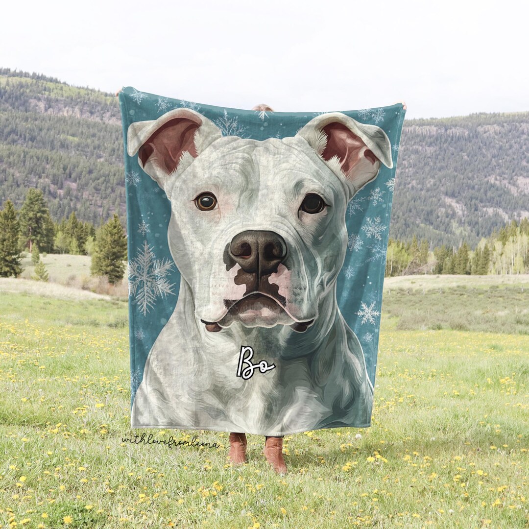 Dogo Argentino Dog Winter Throw Blanket Dogo Argentino Adult Kid ...