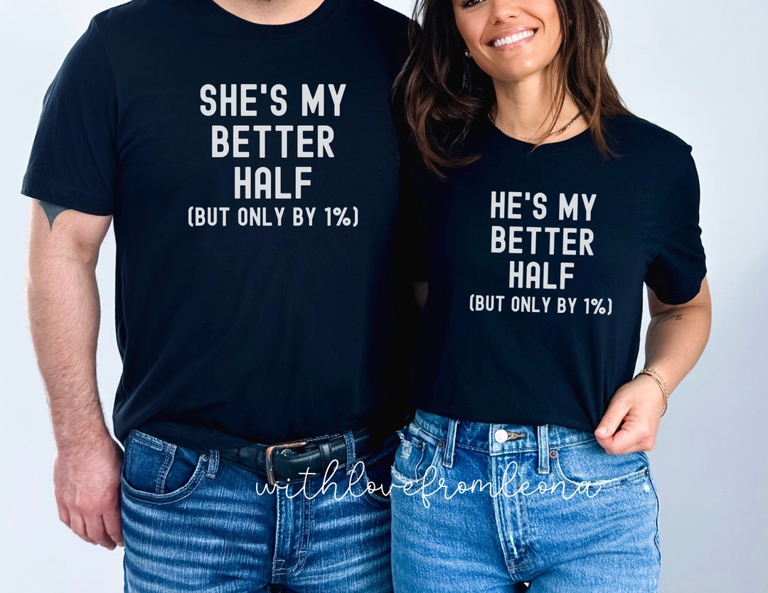 Funny Couples Shirts, Matching Shirts for Couples, Wedding Tees for ...