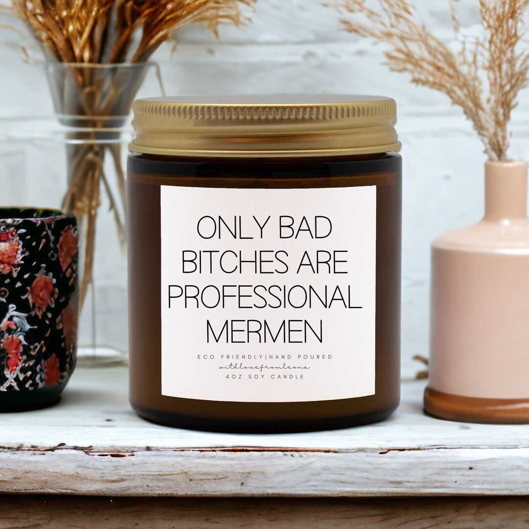 Professional Merman Candle Gift, Professional Merman Candle, Thank You ...