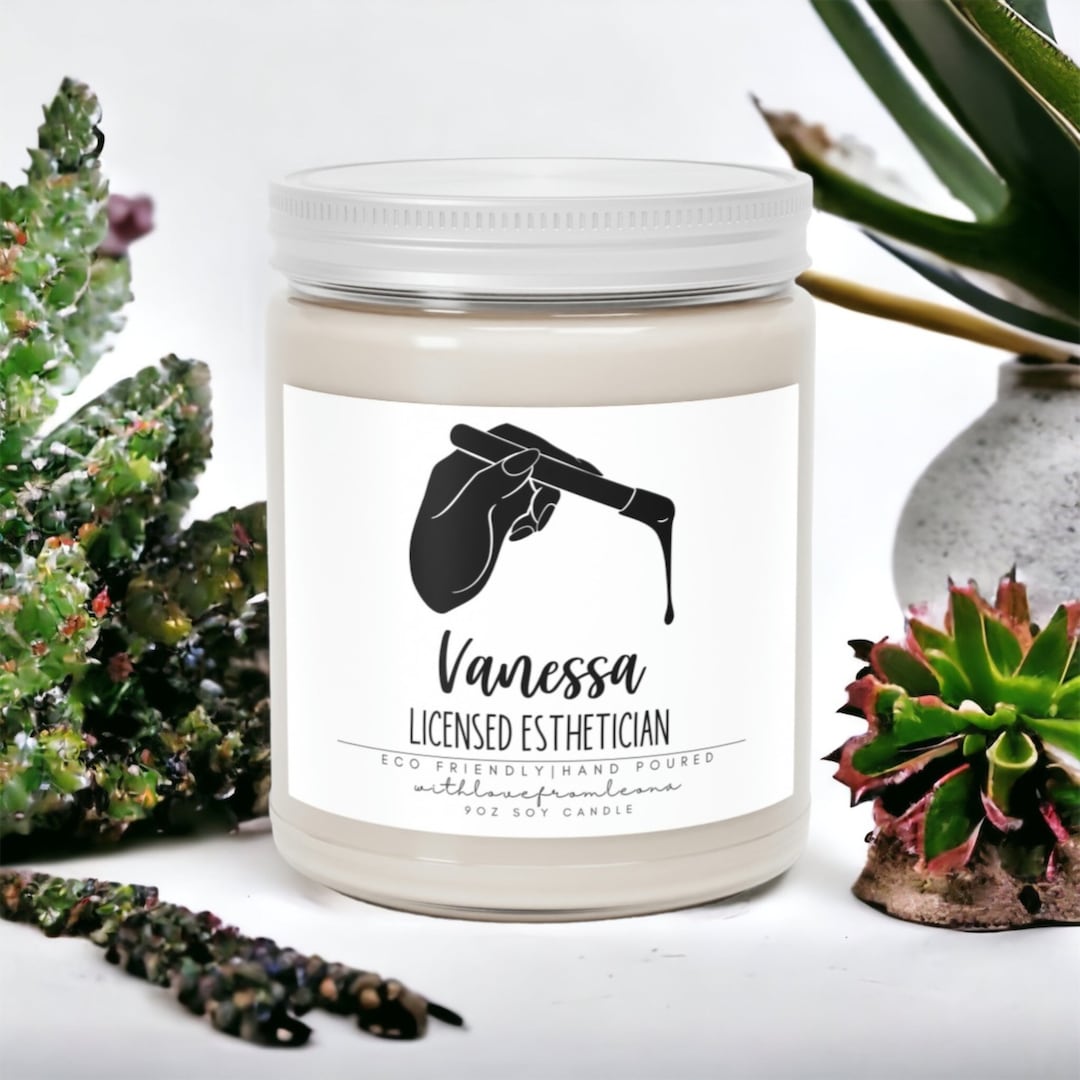 Esthetician School Graduation Gift, Esthetician Candle Gift, New ...