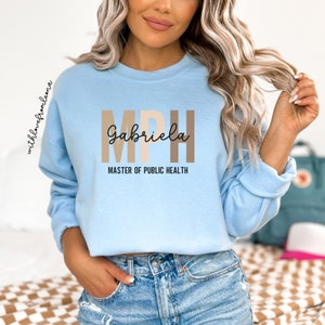 Master of Public Health Gift, Master of Public Health Sweatshirt ...