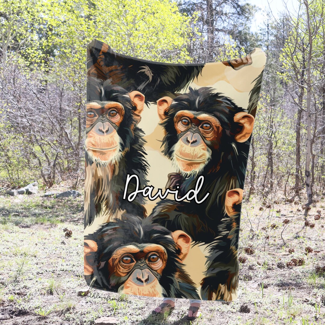 Monkeys Blanket Monkey Throw Blanket Monkeys Fleece Blanket Monkey ...