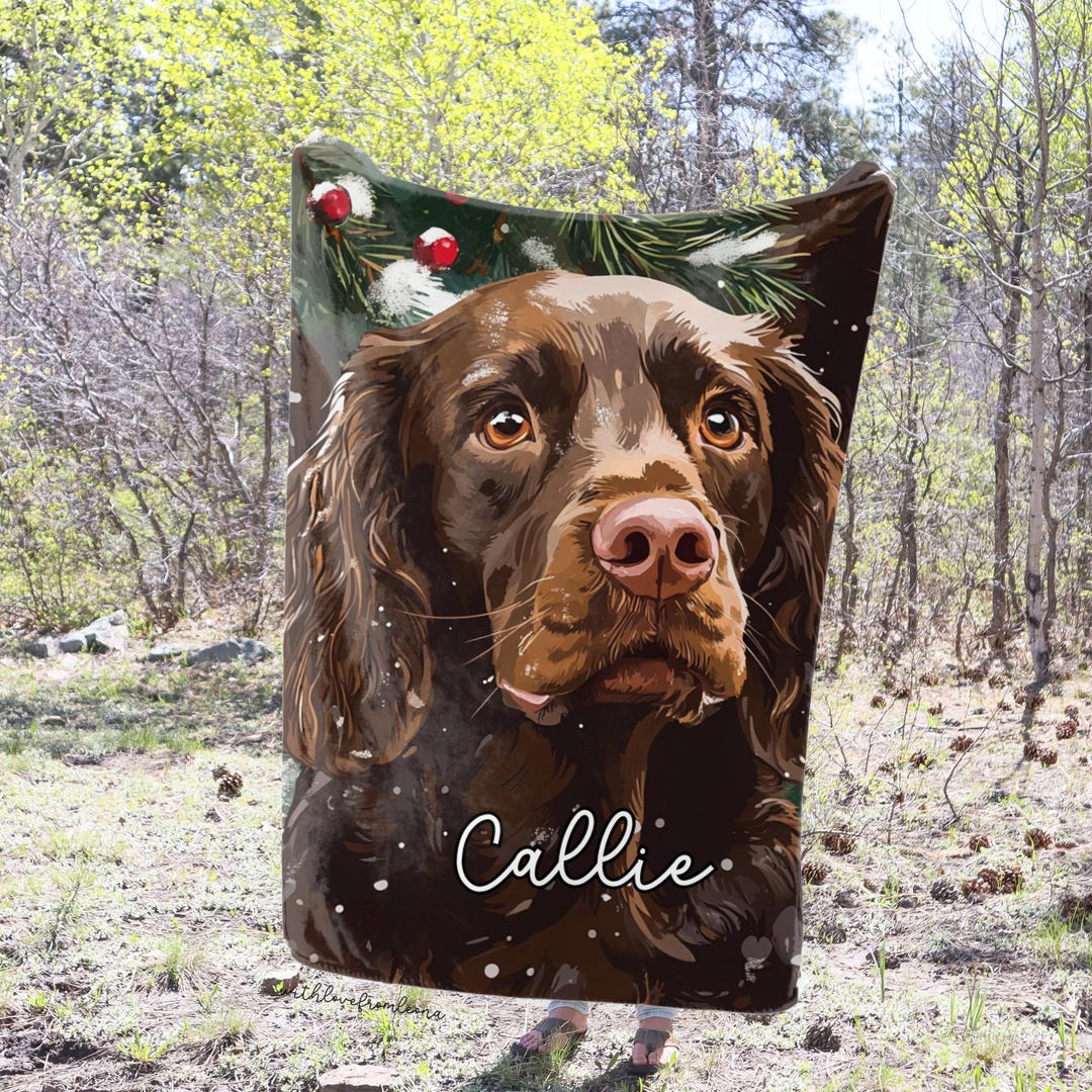 Boykin Spaniel Dog Winter Throw Blanket Boykin Spaniel Adult Kid ...