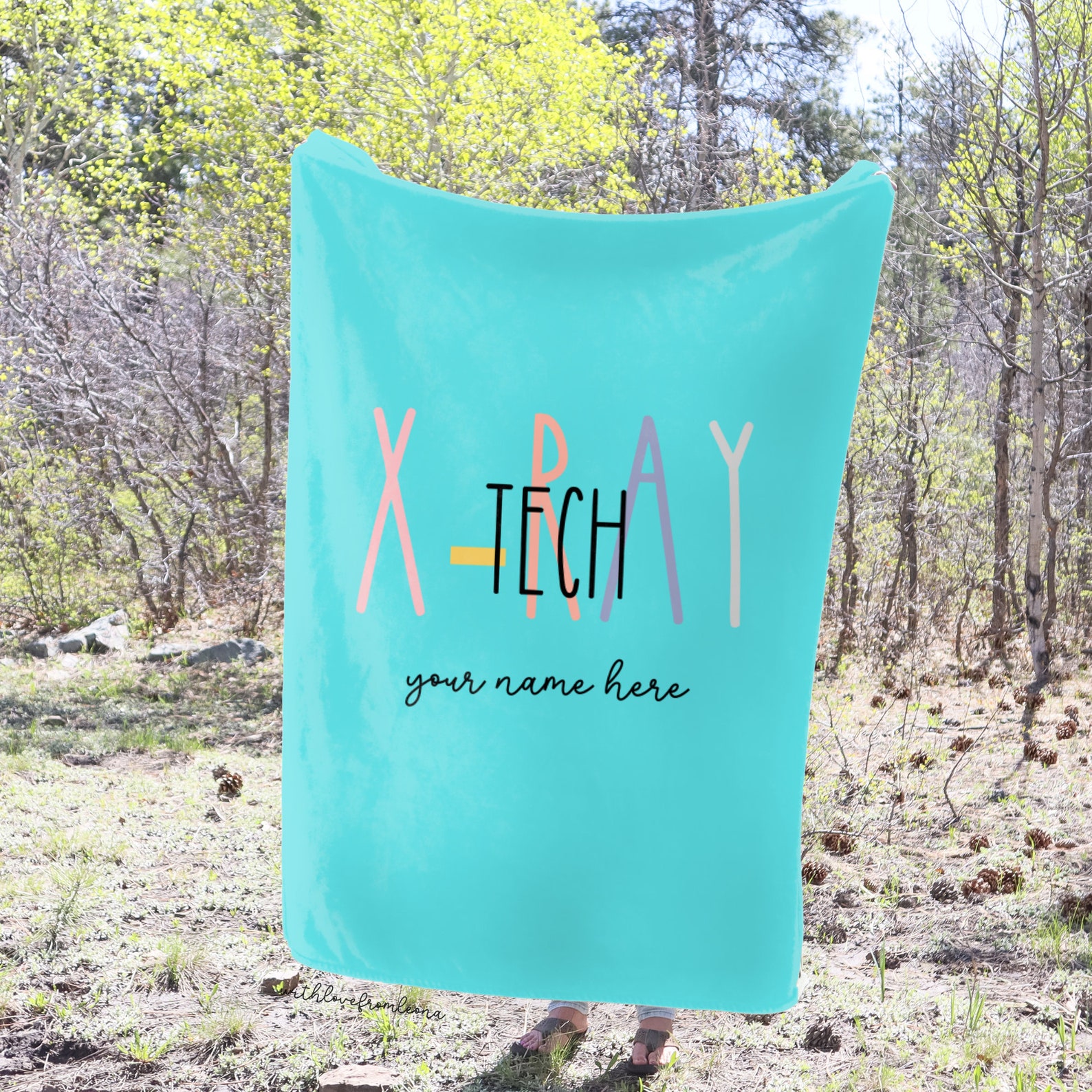 X-ray Tech Gift, Xray Technologist Personalized Blanket, Custom Xray ...