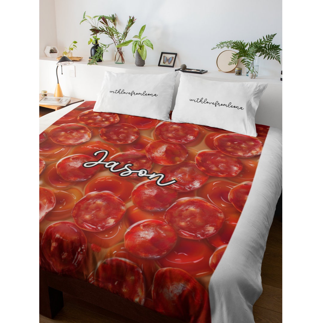Pepperoni Blanket Pepperoni Throw Blanket Fleece Blanket Pepperoni ...