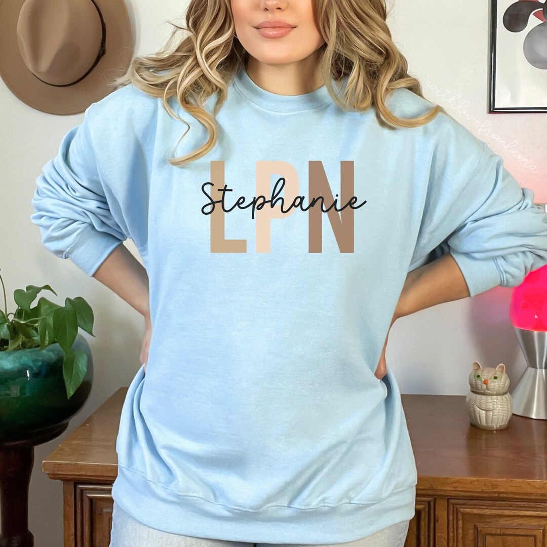 Licensed Practical Nurse Sweatshirt,future LPN Grad Gift,licensed ...