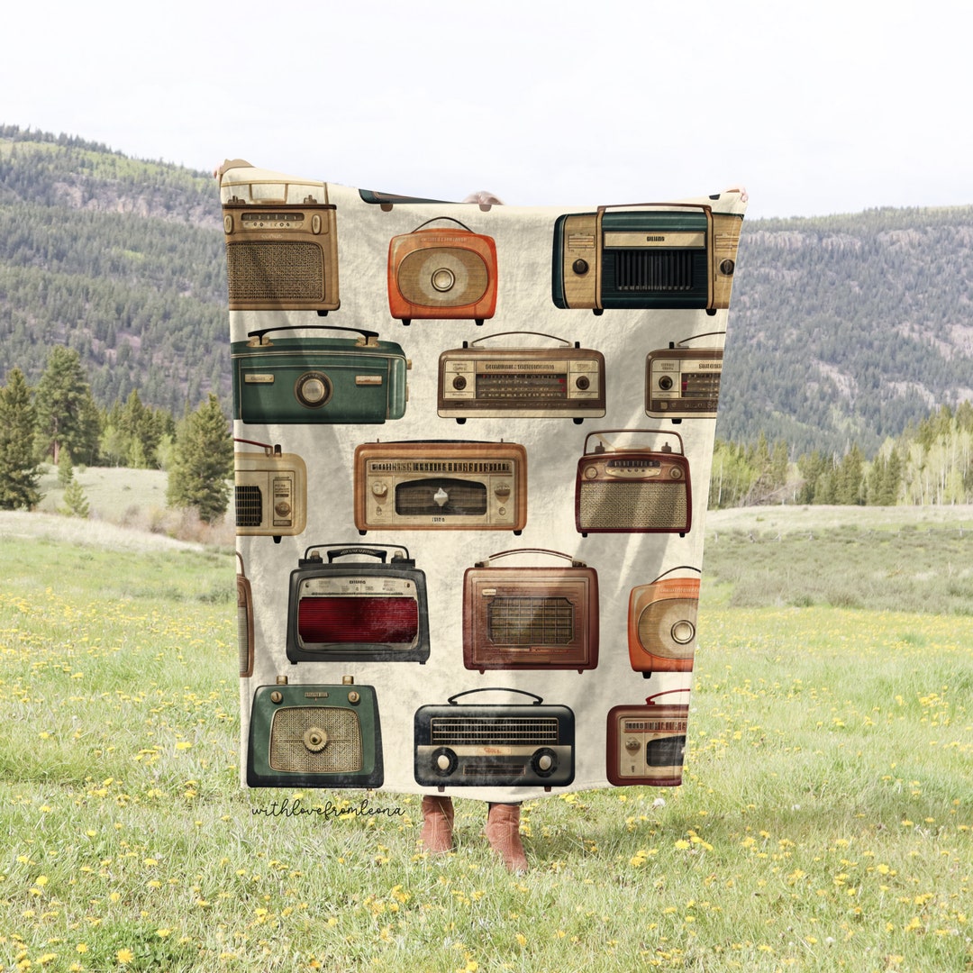 Radios Blanket Radio Throw Blanket Radios Fleece Blanket Radio Adult ...