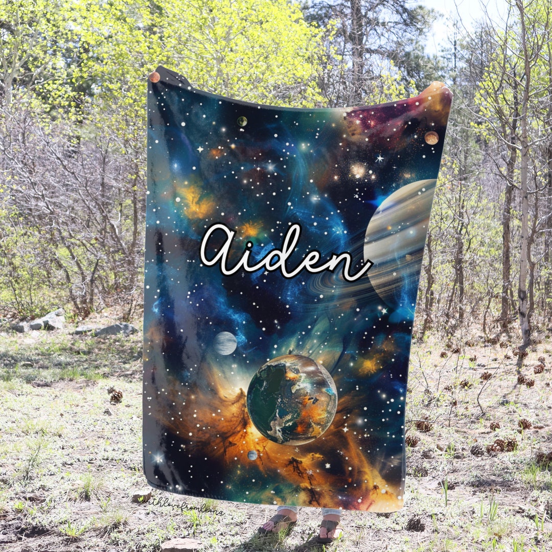 Space Blanket Planets Blanket Solar System Blanket Outerspace Blanket ...