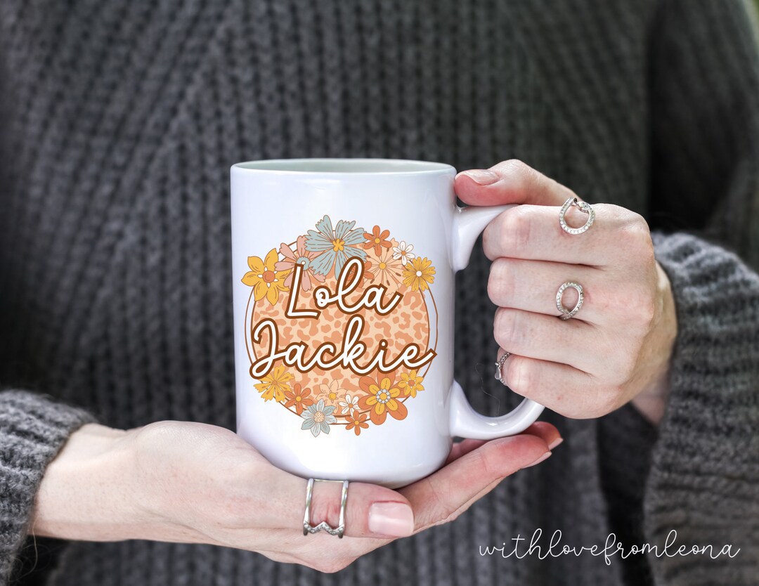 Filipina Lola Gift, Lola Mug, New Lola Name Gift, Lola Personalized ...