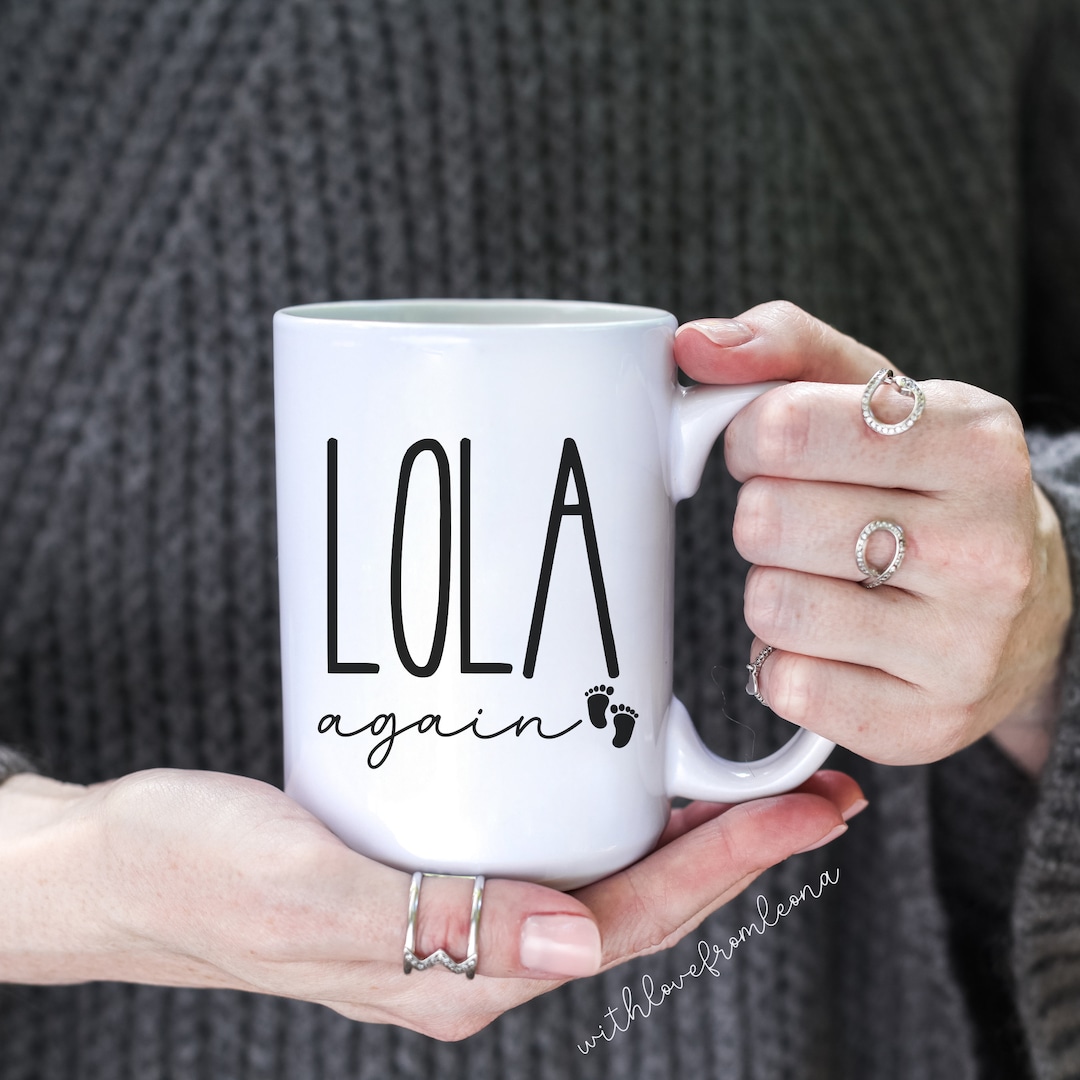 Lola Mug, Lola Pregnancy Announcement, Second Baby Reveal, Filipino ...