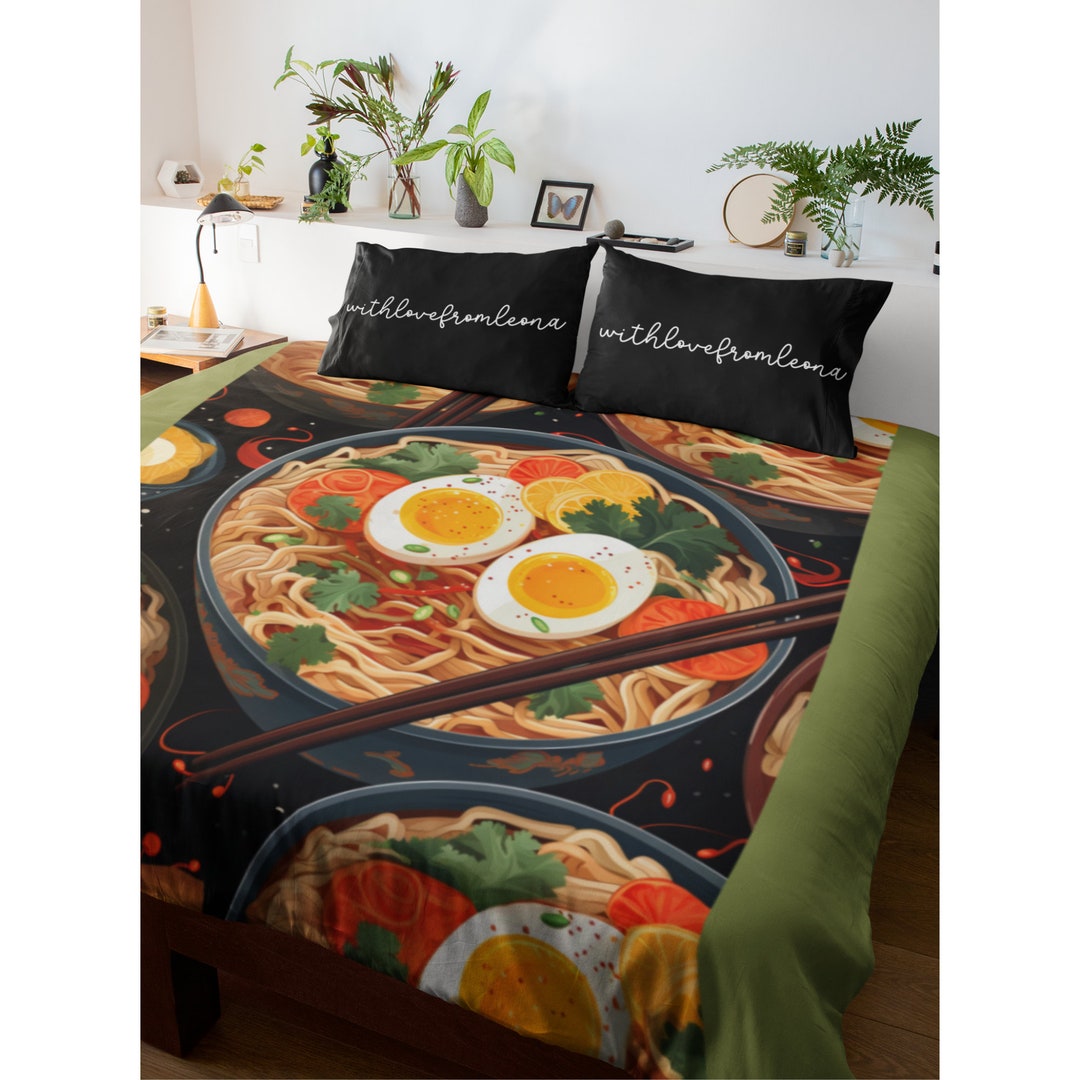 Ramen Blanket - Ramen Throw Blanket - Noodles Fleece Blanket - Ramen ...