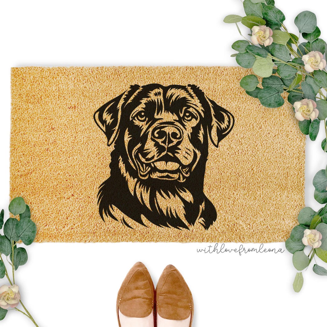 Rottweiler Door Mat, Rottweiler Gift, Rottweiler Gift, Rottweiler Owner ...