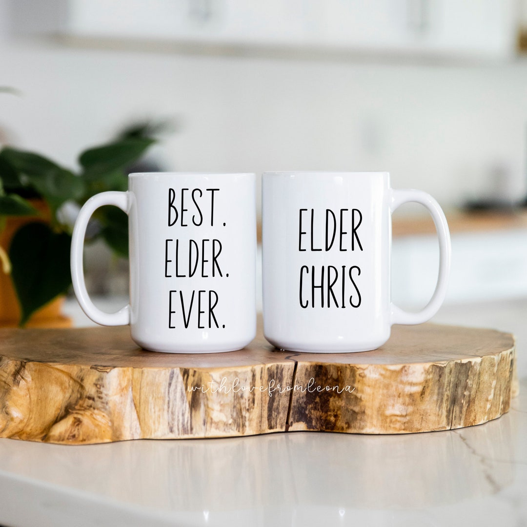 Personalized Elder Mug, Elder Gift, Thank You Gift for Elder, Elder ...