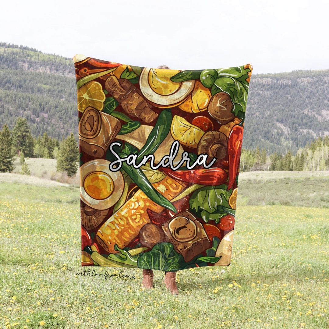 Kare Kare Blanket Filipino Throw Blanket Fleece Blanket Pinoy Kare Kare ...