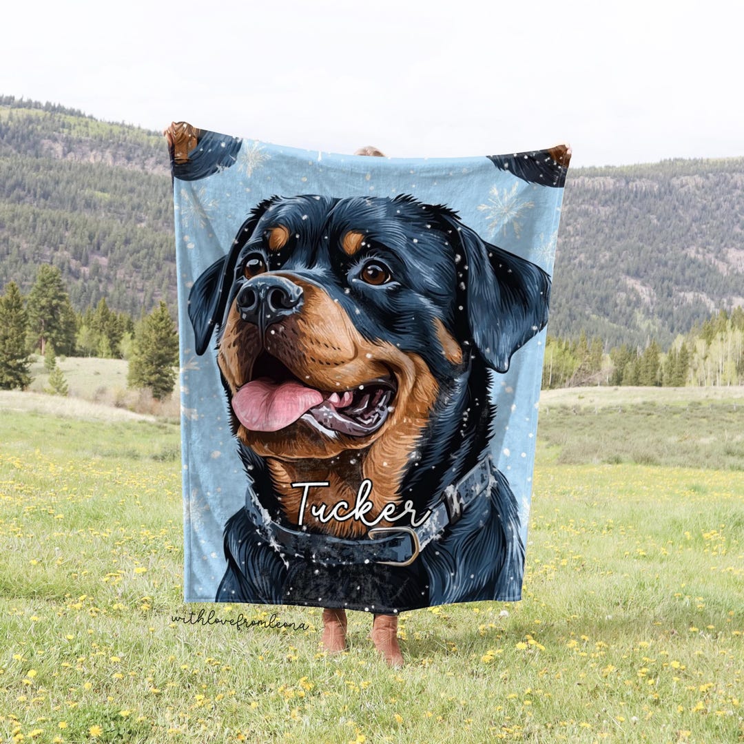 Rottweiler Dog Winter Throw Blanket Rottweiler Adult Kid Blanket ...