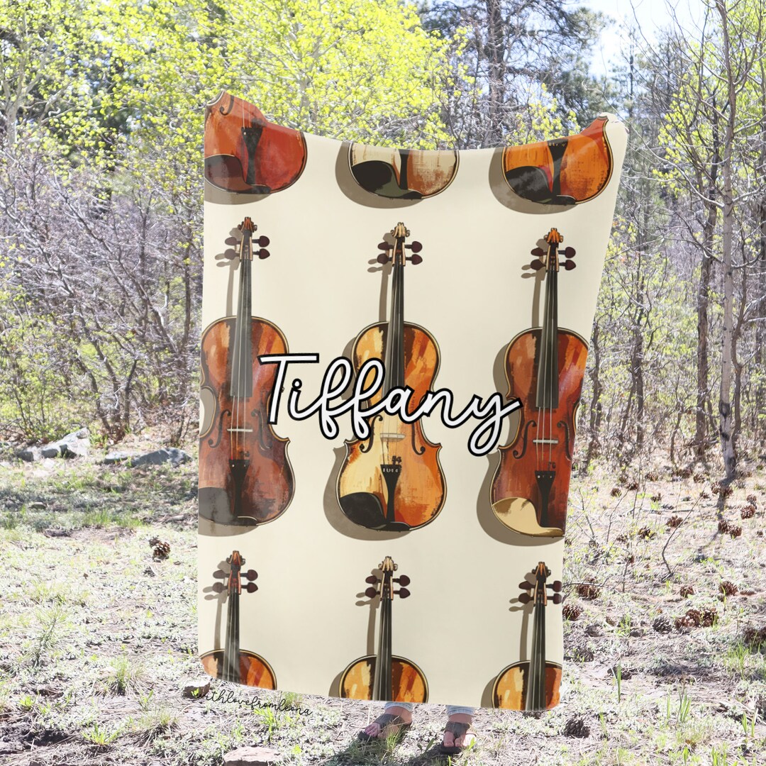 Violins Blanket Violin Throw Blanket Fleece Blanket Violins Adult Kid ...
