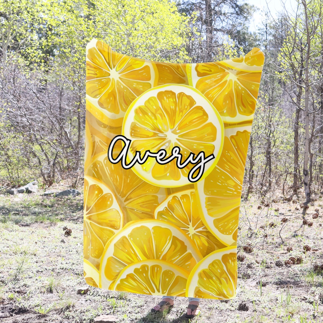 Lemons Blanket Lemon Blanket Lemons Blanket Lemon Blanket Lemon Gifts Her Him Lemons Gift Lemon ...