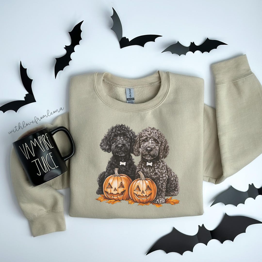 Labradoodle Dog Halloween Sweater Labradoodle Dog Halloween Party ...