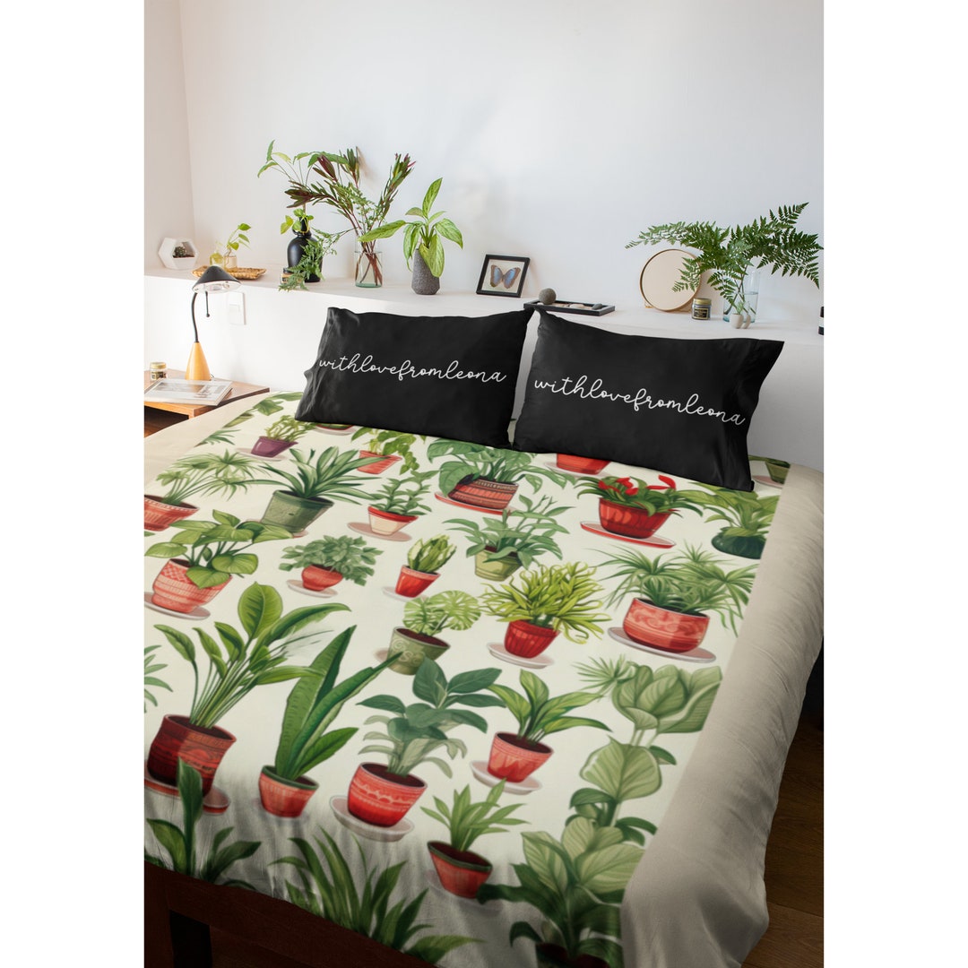 House Plant Blanket - Plant Throw Blanket - Plants Fleece Blanket ...