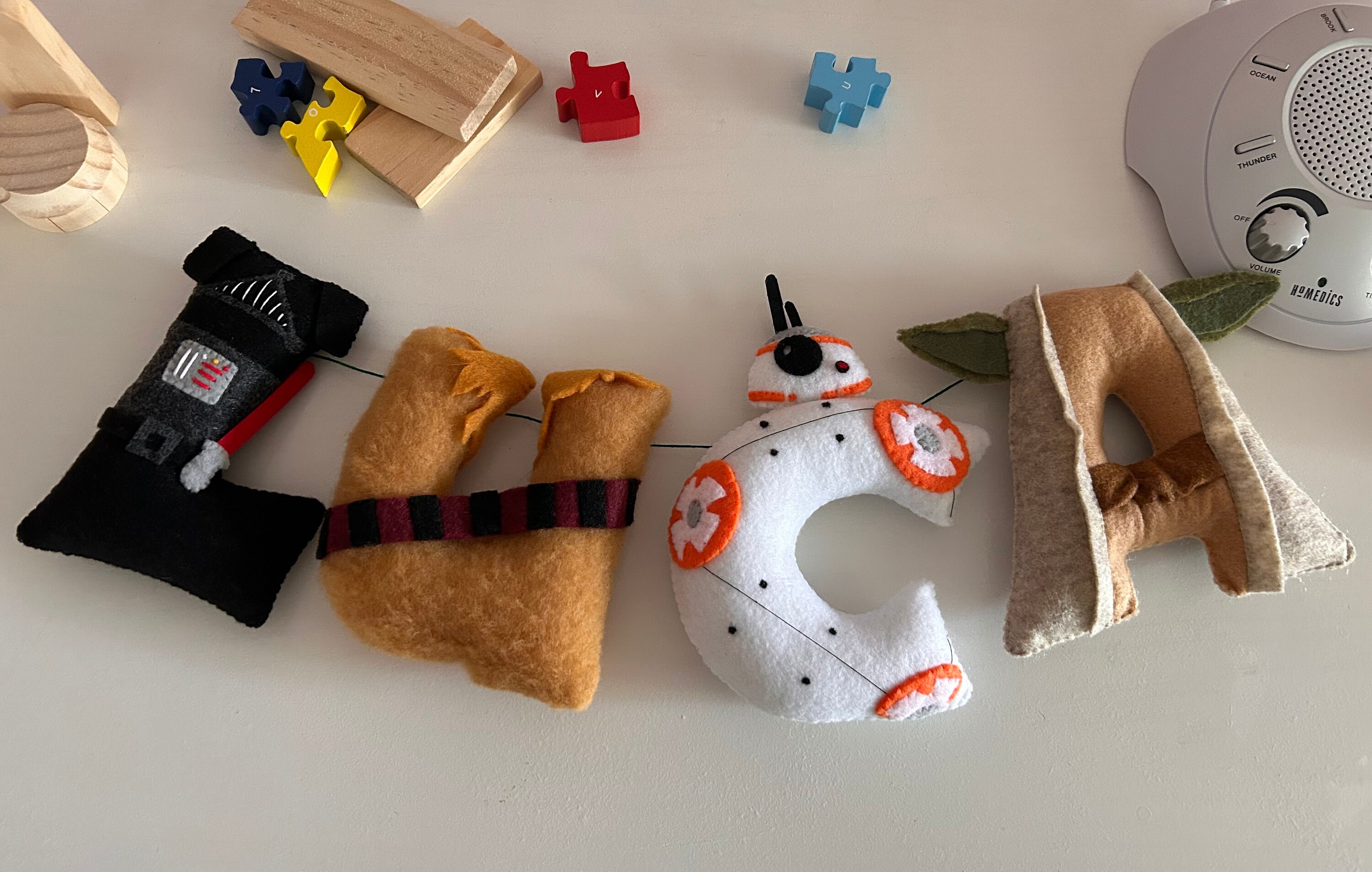 Disney Star Wars Custom Name Banner Including Chewbacca Darth - Etsy