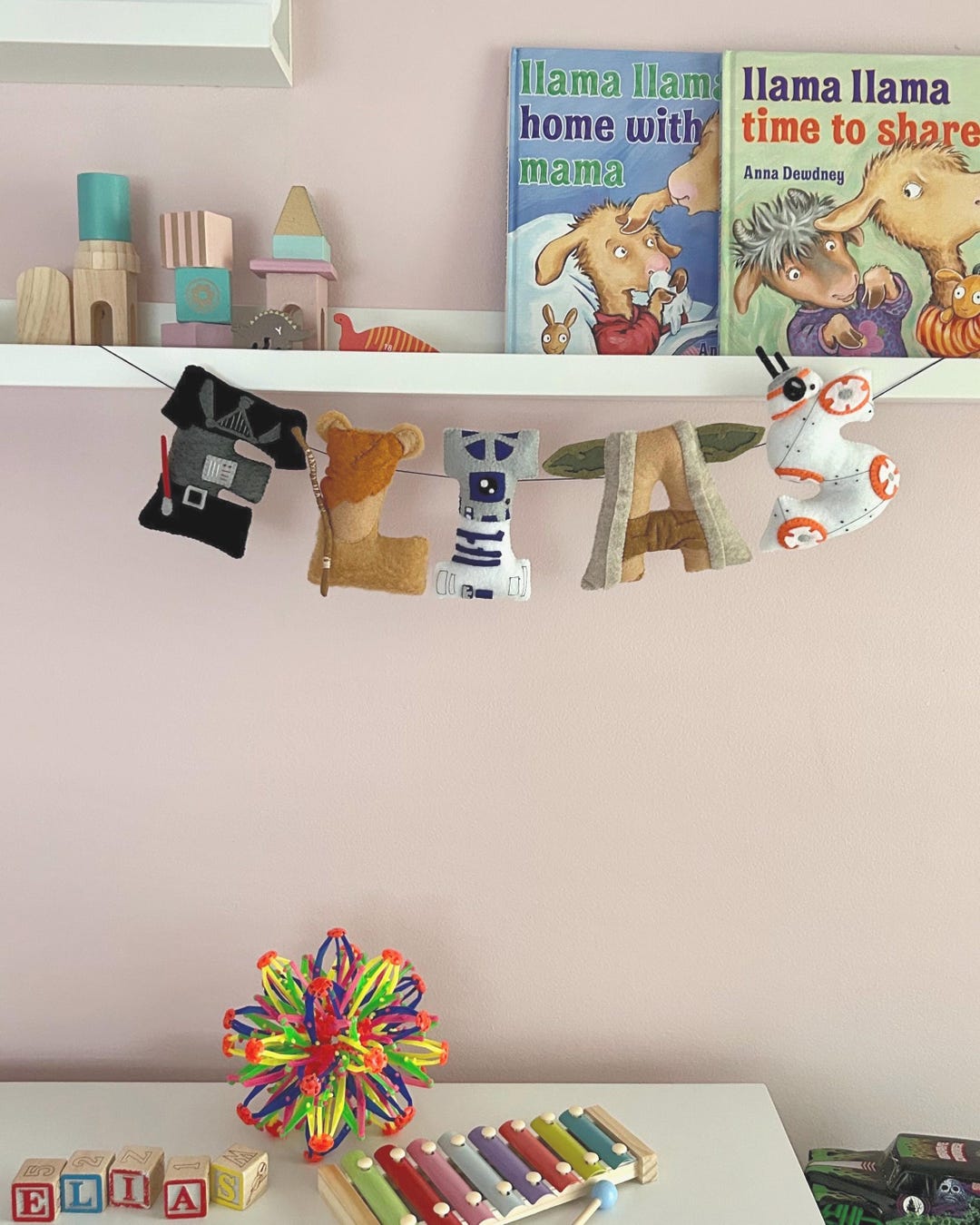 Disney Star Wars Custom Name Banner Including Chewbacca, Darth Vader ...