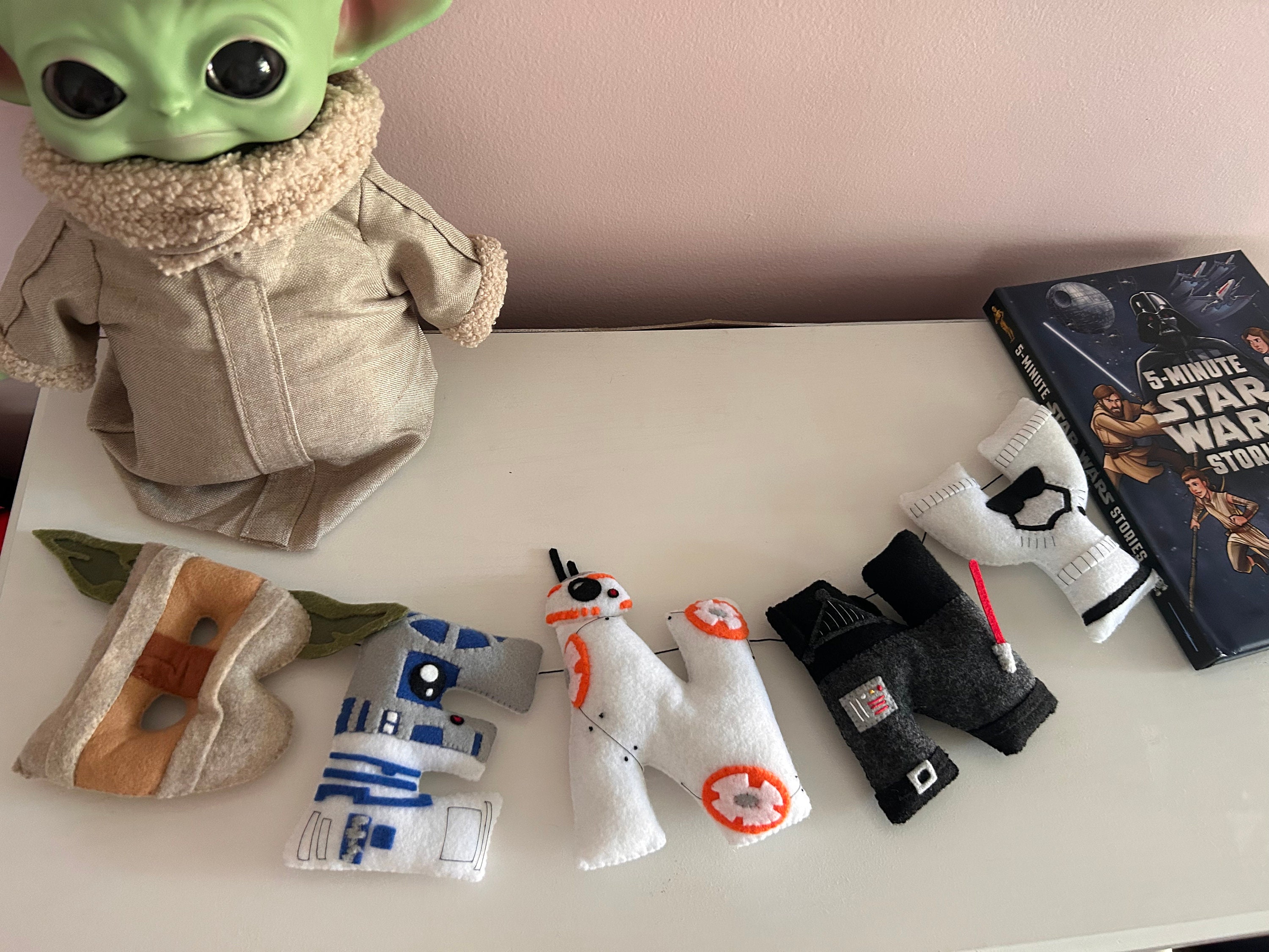 Disney Star Wars Custom Name Banner Including Chewbacca Darth - Etsy