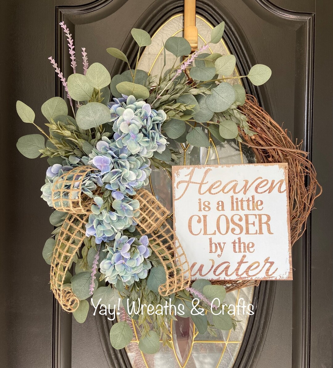 Beach House Wreath for Front Door, Lake House Wreath, Coastal Wreath - Etsy