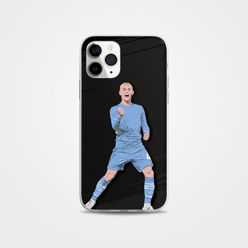 Phil Foden Phone Case Manchester City Cover for iPhone 13, 12 Pro, Xr ...