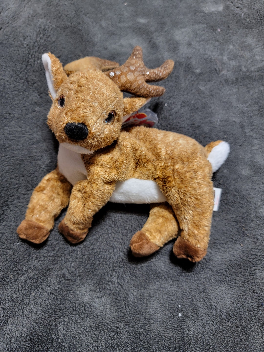 TY Beanie Baby ROXIE the Reindeer black Nose 7.5 Inch - Etsy