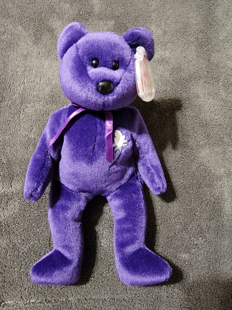 TY Beanie Baby Princess the Bear Diana Princess of Wales - Etsy