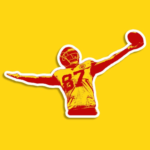 Travis Kelce Sticker - Etsy