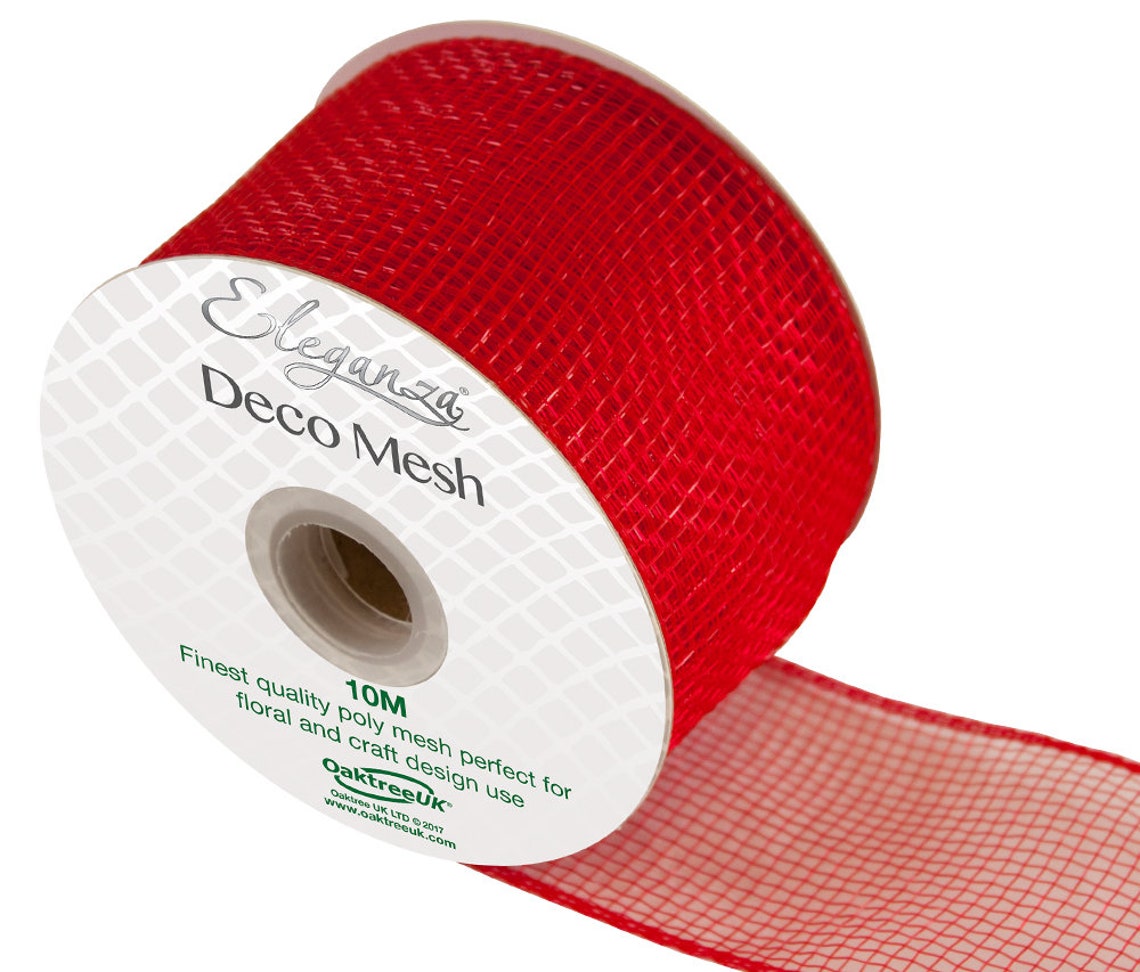 Deco Mesh 63mm X 2m or 10m=full Roll. Christmas, Gift Wrapping, Bow, - Etsy