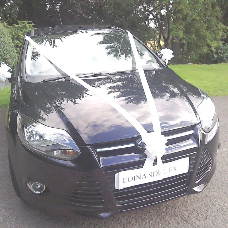 Large Car Bow Wedding - Etsy UK