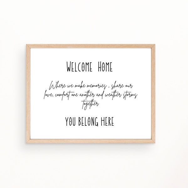 Welcome Home Card - Etsy