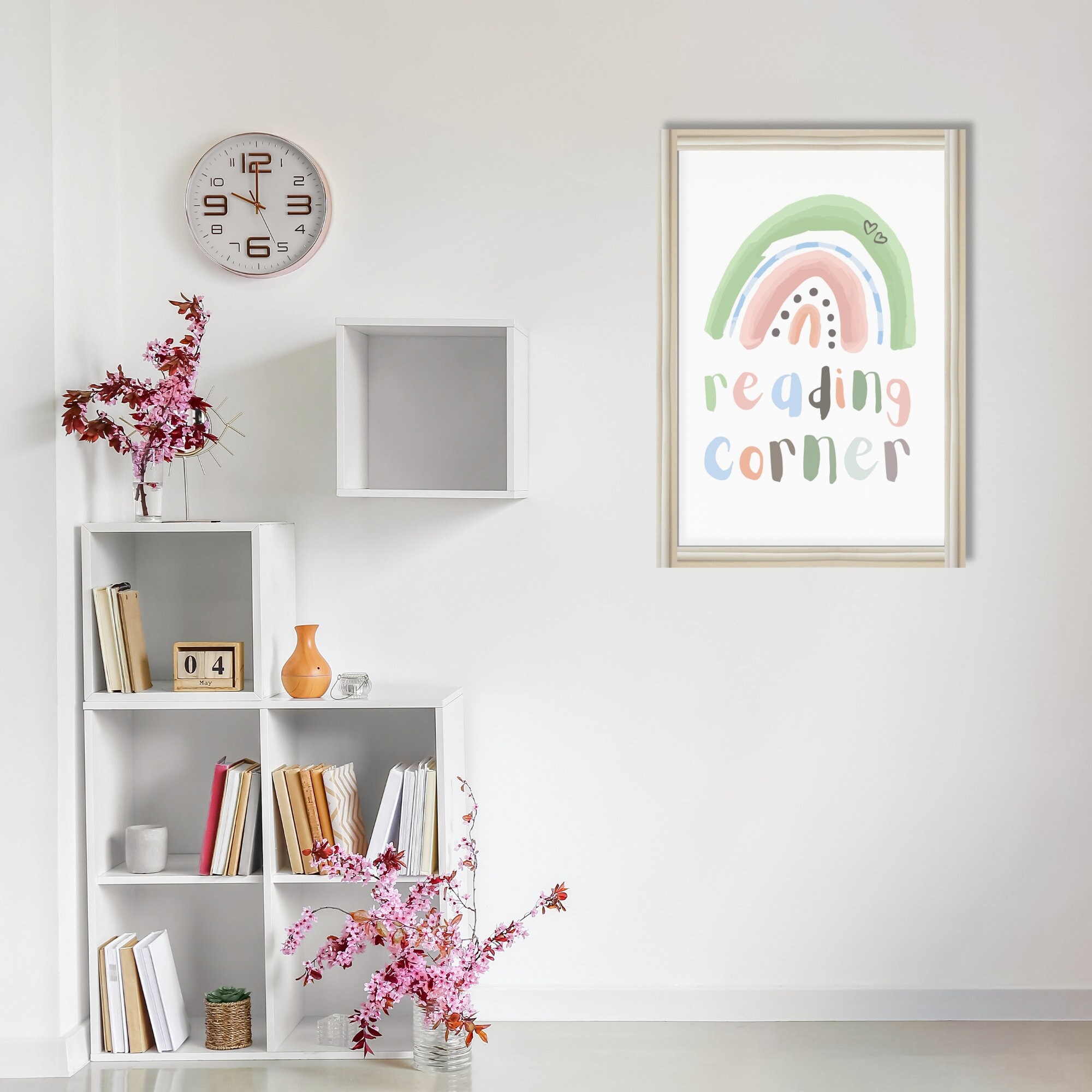 Reading Corner Sign Homeschool Decor Kids Reading Corner Inspiration ...