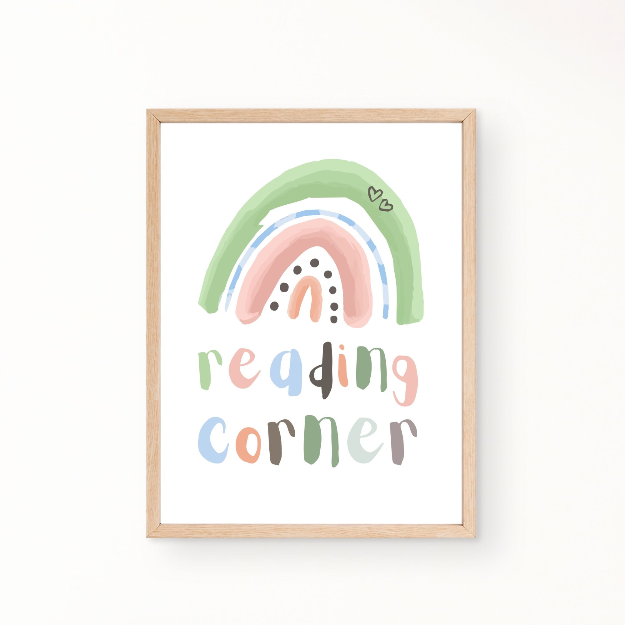 Reading Corner Sign Homeschool Decor Kids Reading Corner Inspiration ...