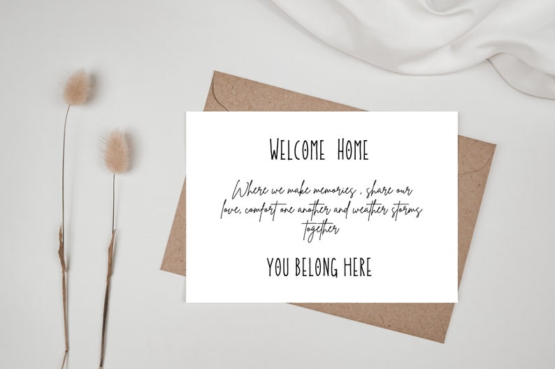 Welcome Home Print Welcome Poster Welcome Wall Art Printable Welcome ...