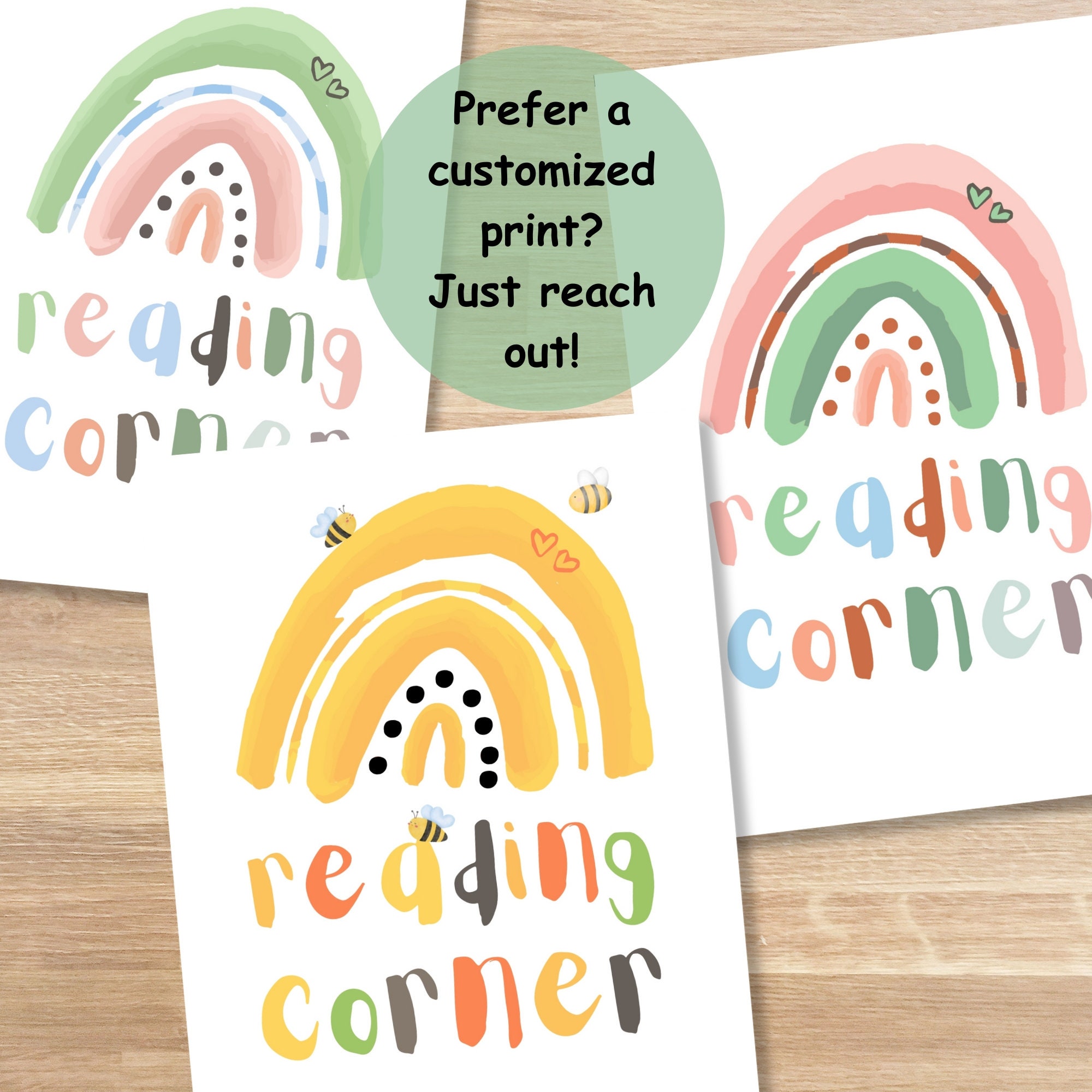 Reading Corner Sign Homeschool Decor Kids Reading Corner Inspiration ...