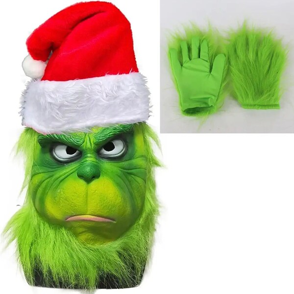 Grinch Mask - Etsy