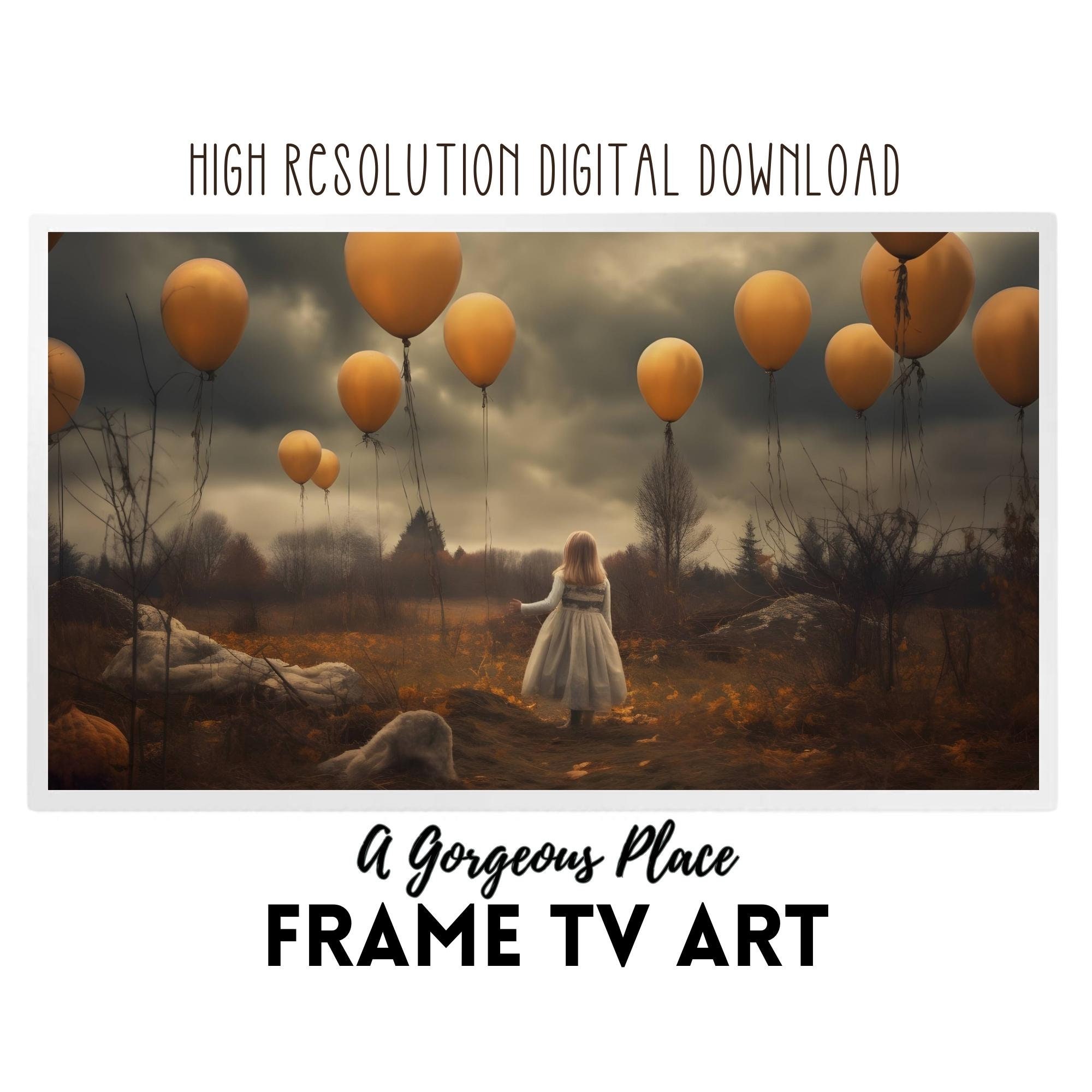 Halloween Frame Tv Art October Frame Tv Art Fall Frame TV - Etsy