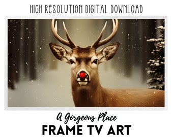 Funny Santa Frame TV Art Christmas Art for the Frame Tv Samsung Frame ...