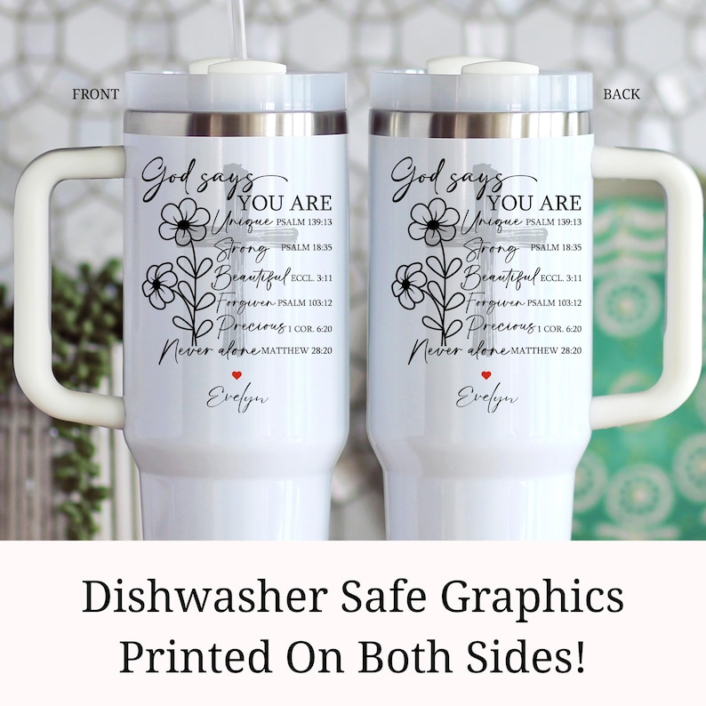Custom Christian Tumbler, Church Anniversary Gift for Christian ...