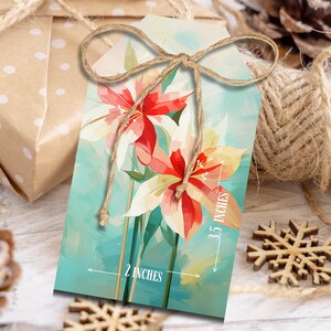 Downloadable Christmas Tags Vintage Style Gift Tags 70s Christmas ...