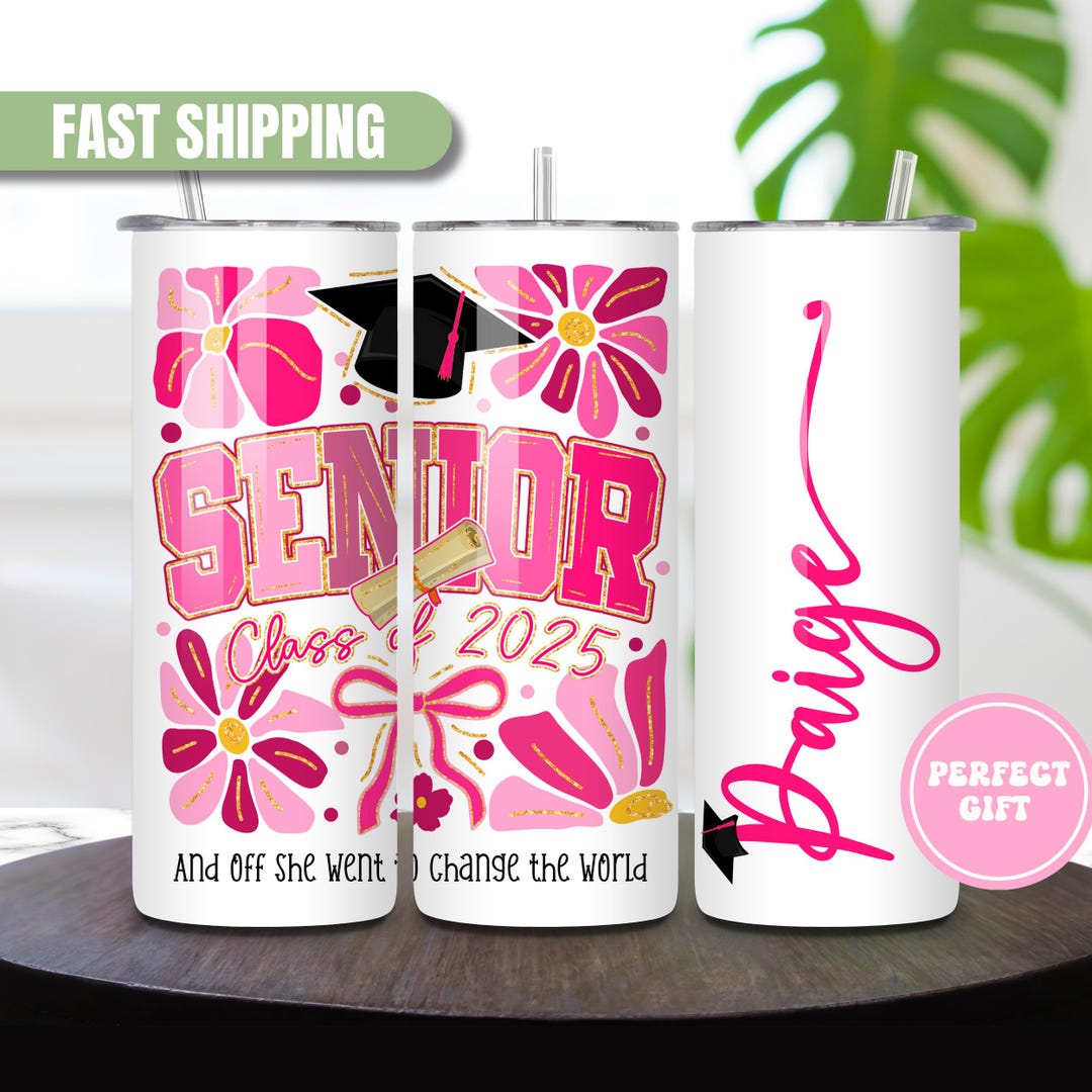 Graduation Tumbler Graduation Cup Personalized Grad Gift Girl ...