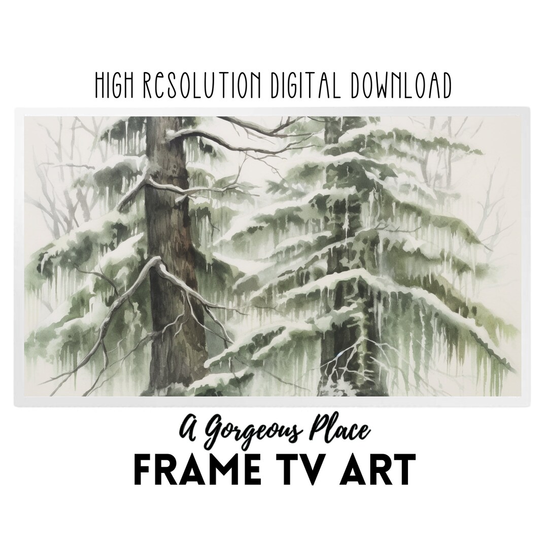 Winter Frame Tv Art Christmas Frame Tv Art Neutral Frame Tv Art Store ...