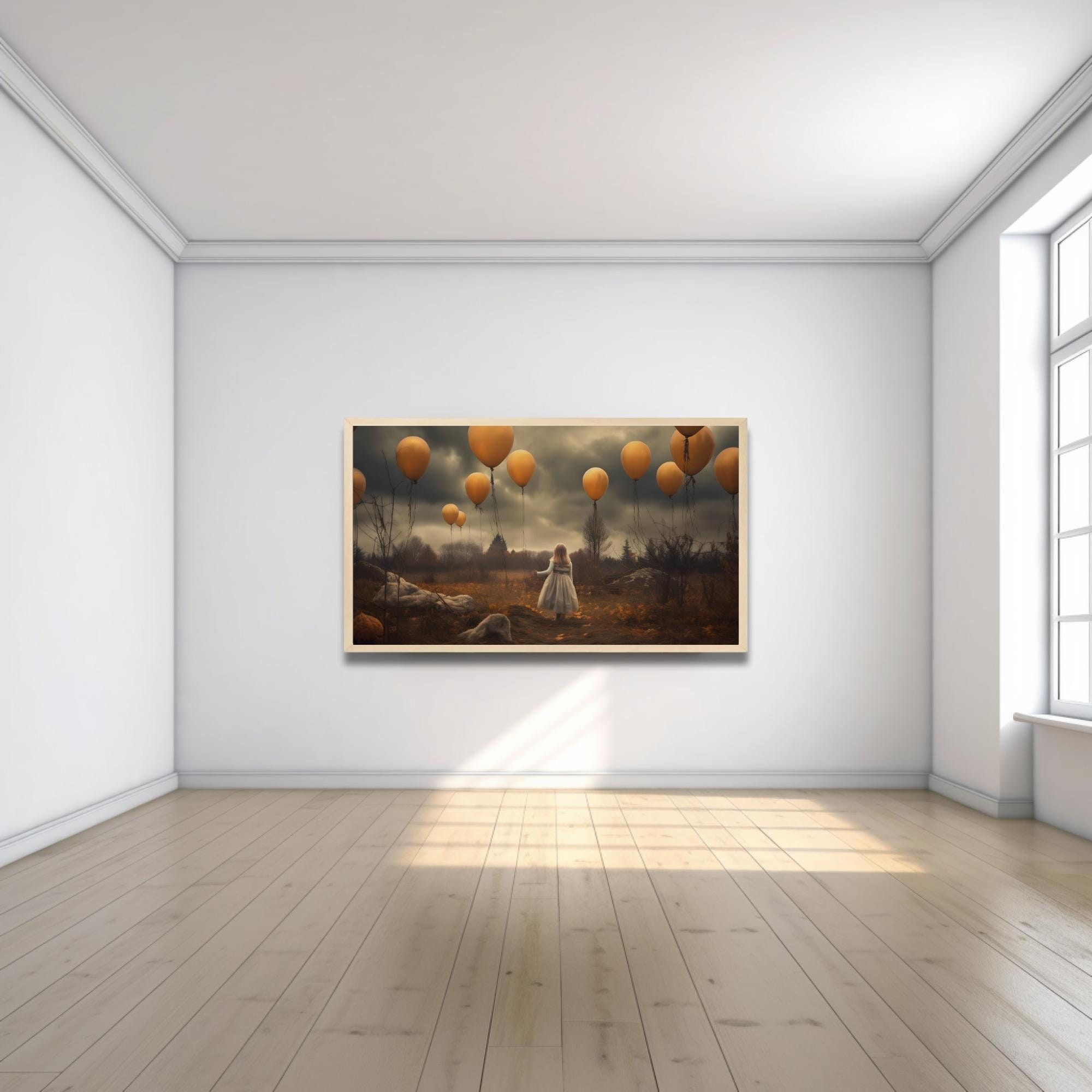 Halloween Frame Tv Art October Frame Tv Art Fall Frame TV - Etsy