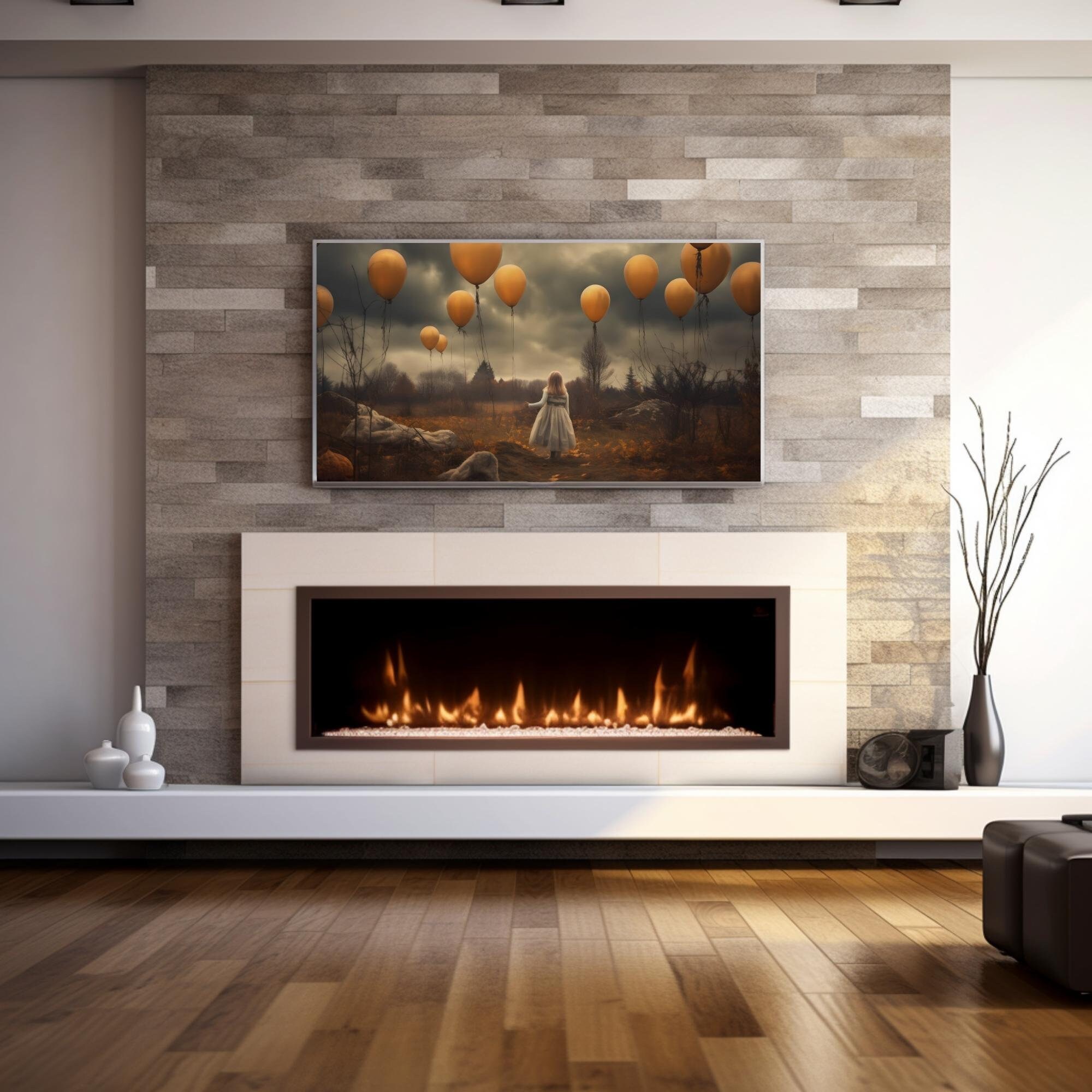 Halloween Frame Tv Art October Frame Tv Art Fall Frame TV - Etsy