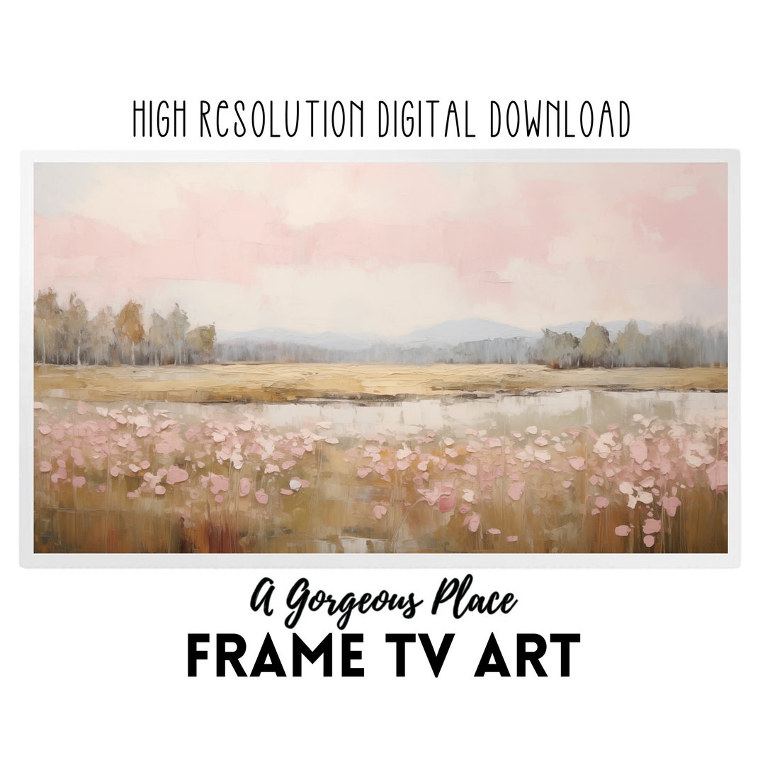 Frame Tv Art Spring Landscape Impressionist Samsung Frame Tv Art LG ...