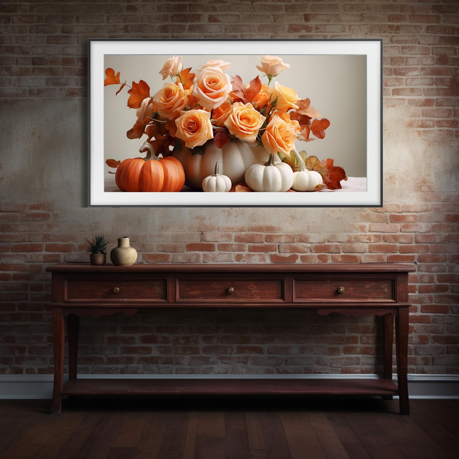 Autumn TV Art Samsung Fall Frame Tv Art Flowers & Pastel - Etsy